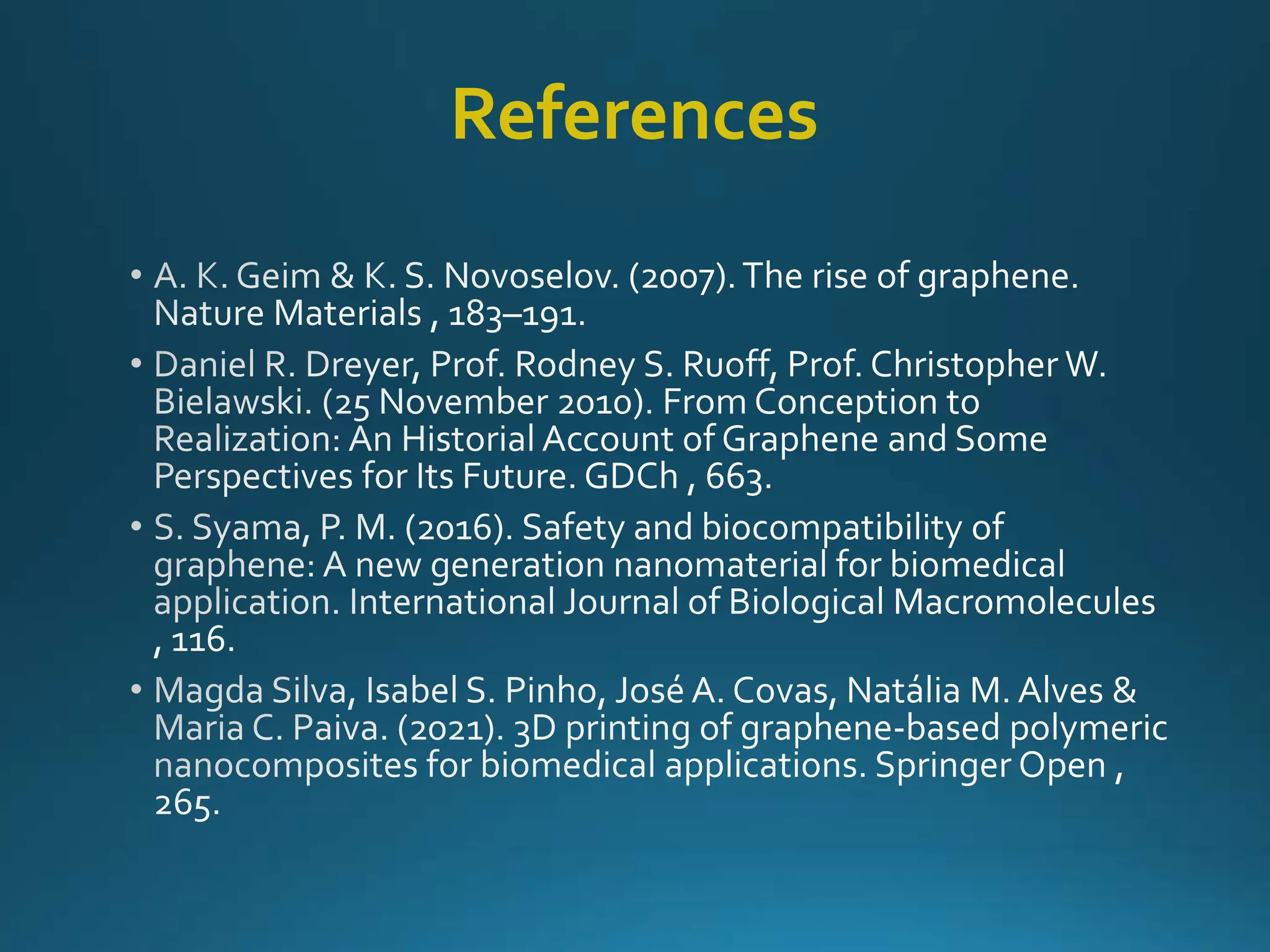 Application of GRAPHENE in Health and Biomedical_PRESENTATION.pptx