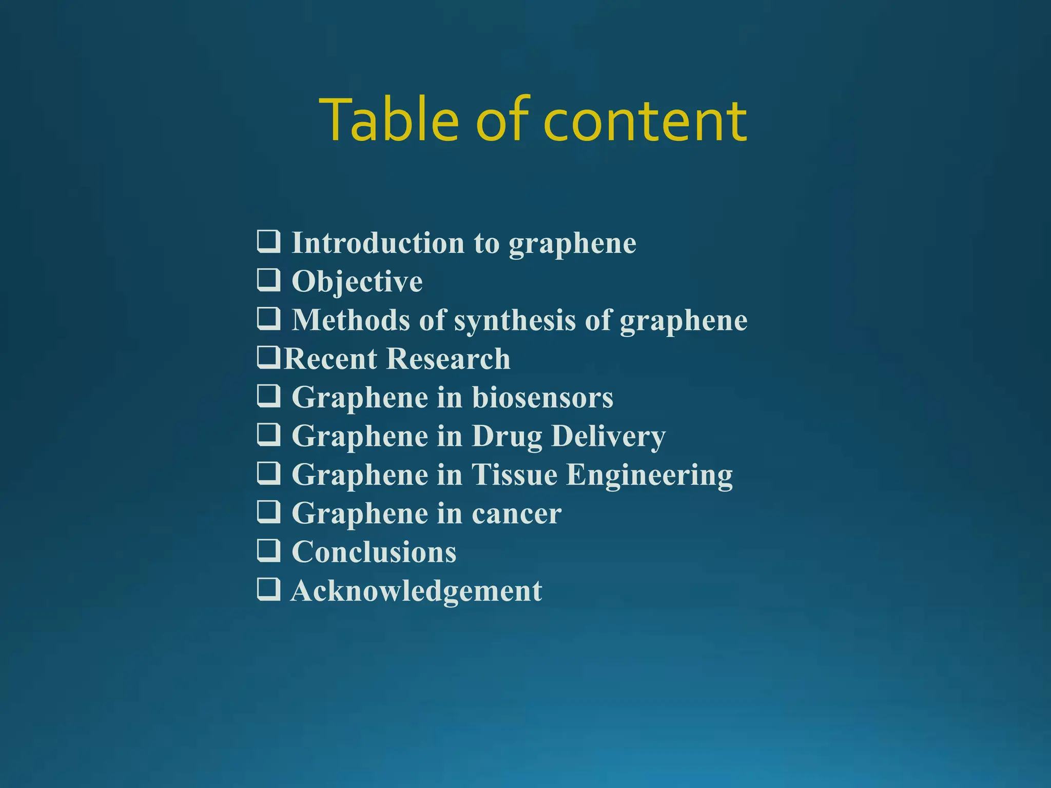 Application of GRAPHENE in Health and Biomedical_PRESENTATION.pptx