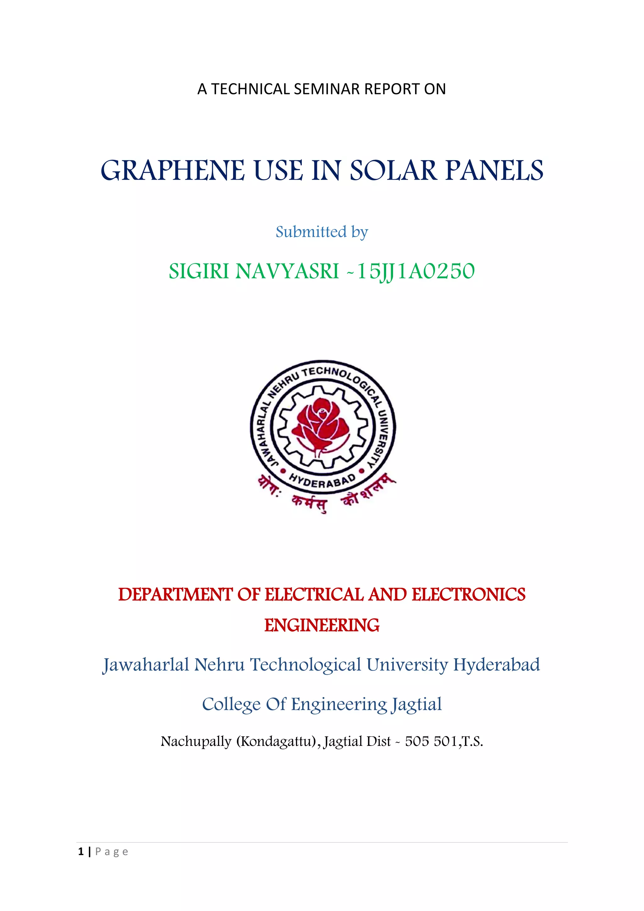 Graphene solar | PDF