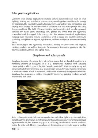 Graphene solar | PDF