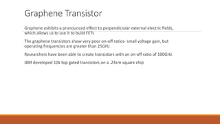 Graphene Transistors By Alex Van Eck.pptx