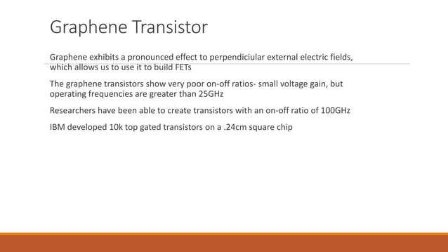 Graphene Transistors By Alex Van Eck.pptx