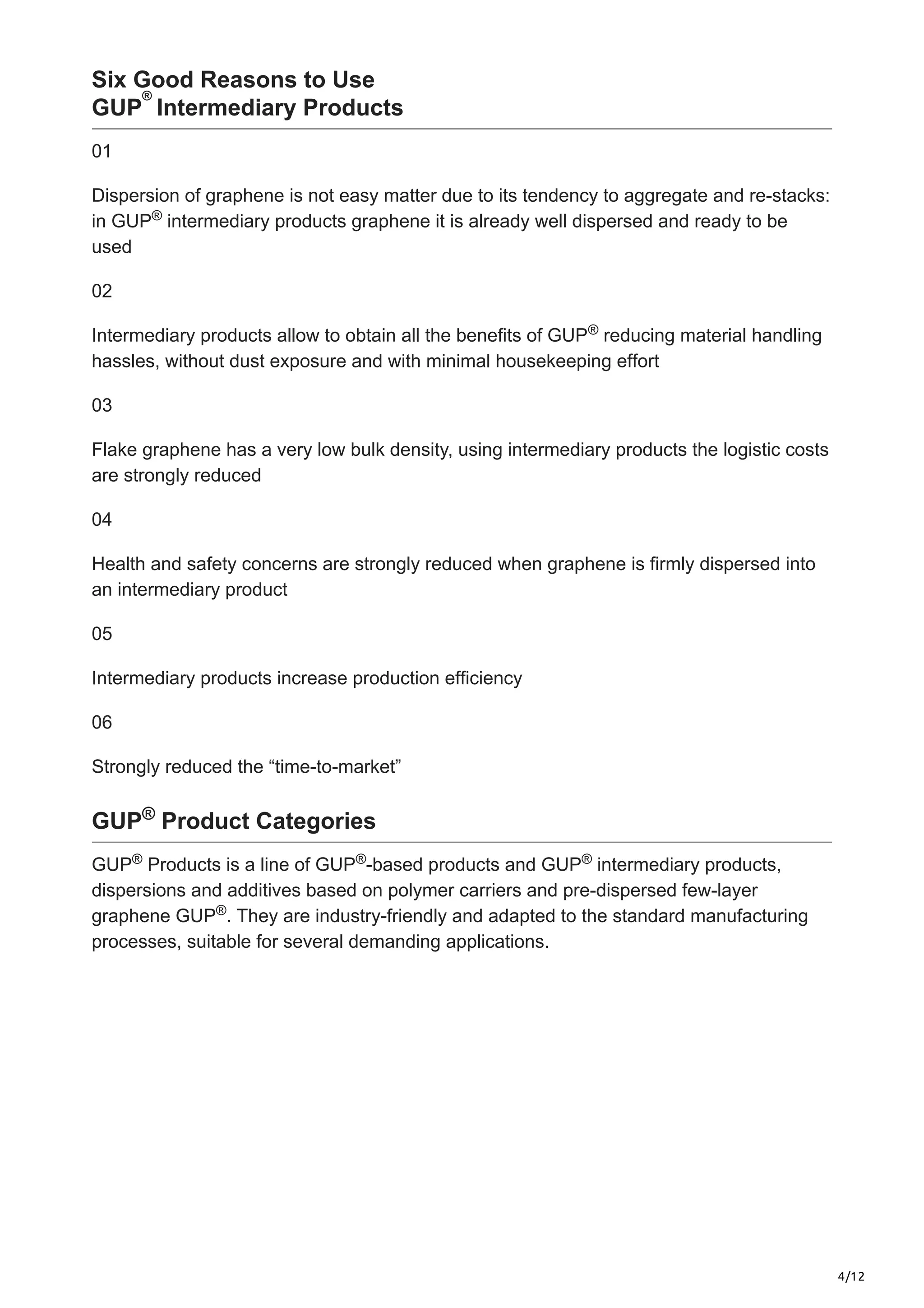 What are Gup-Products | PDF