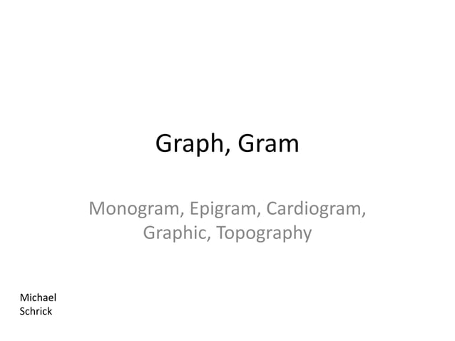 Graph, gram | PPTX