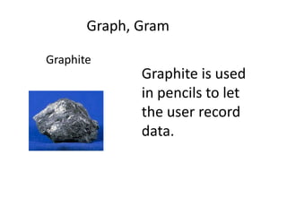 Graph, gram | PPTX