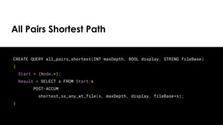 Graph Gurus Episode 7: Connecting the Dots in Real-Time: Deep Link Analysis with a Native ...