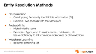Graph Gurus Episode 18: Entity Resolution with a Native Parallel Graph Database | PPT