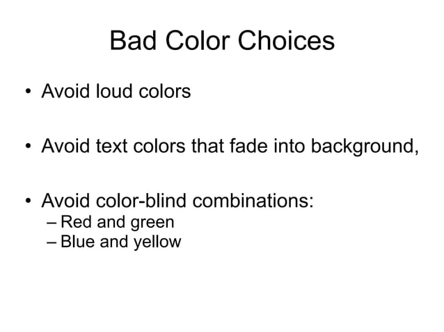 Good presentations vs. Bad presentations | PDF