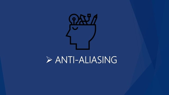 Anti- aliasing computer graphics | PPTX
