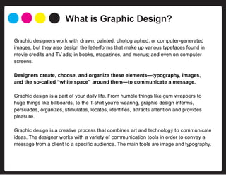 Graphic Designing Introduction | PPTX