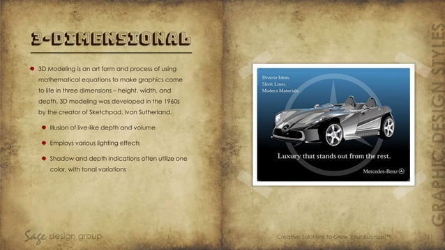 Types and Styles of Graphic Design | PDF