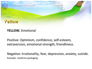 Graphic Designing Psychology of Color | PPT