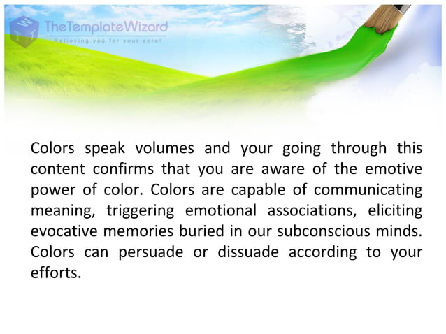 Graphic Designing Psychology of Color | PPT