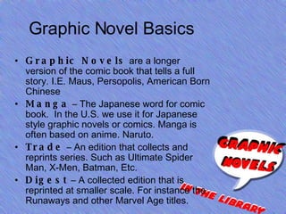 Graphic Novels In The Library Media Center | PPT | Free Download
