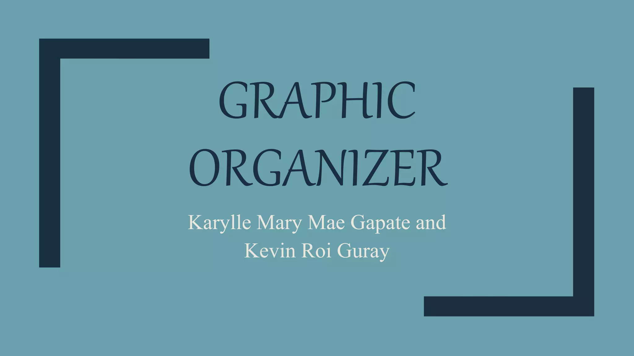 Graphic organizer | PPTX