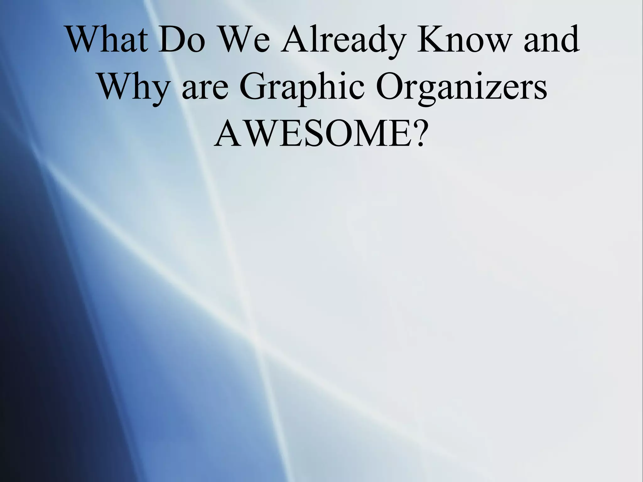 Graphic Organizers Powerpoint | PPT