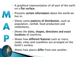 Graphic representation of the earth . maps and globe | PPTX
