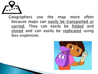 Graphic representation of the earth . maps and globe | PPTX