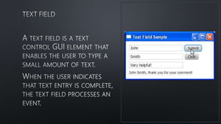 Graphical user-interface (GUI) | PPT