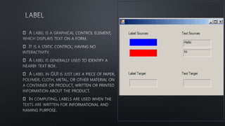 Graphical user-interface (GUI) | PPT