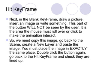 M5 - Graphic Animation - Buttons | PPT | Computer Animation | Computer Software and Applications