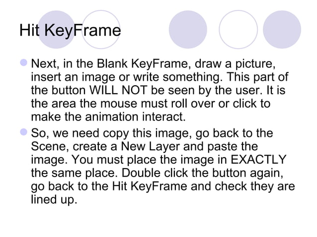 M5 - Graphic Animation - Buttons | PPT | Computer Animation | Computer Software and Applications