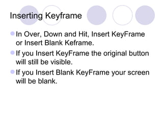 M5 - Graphic Animation - Buttons | PPT | Computer Animation | Computer Software and Applications
