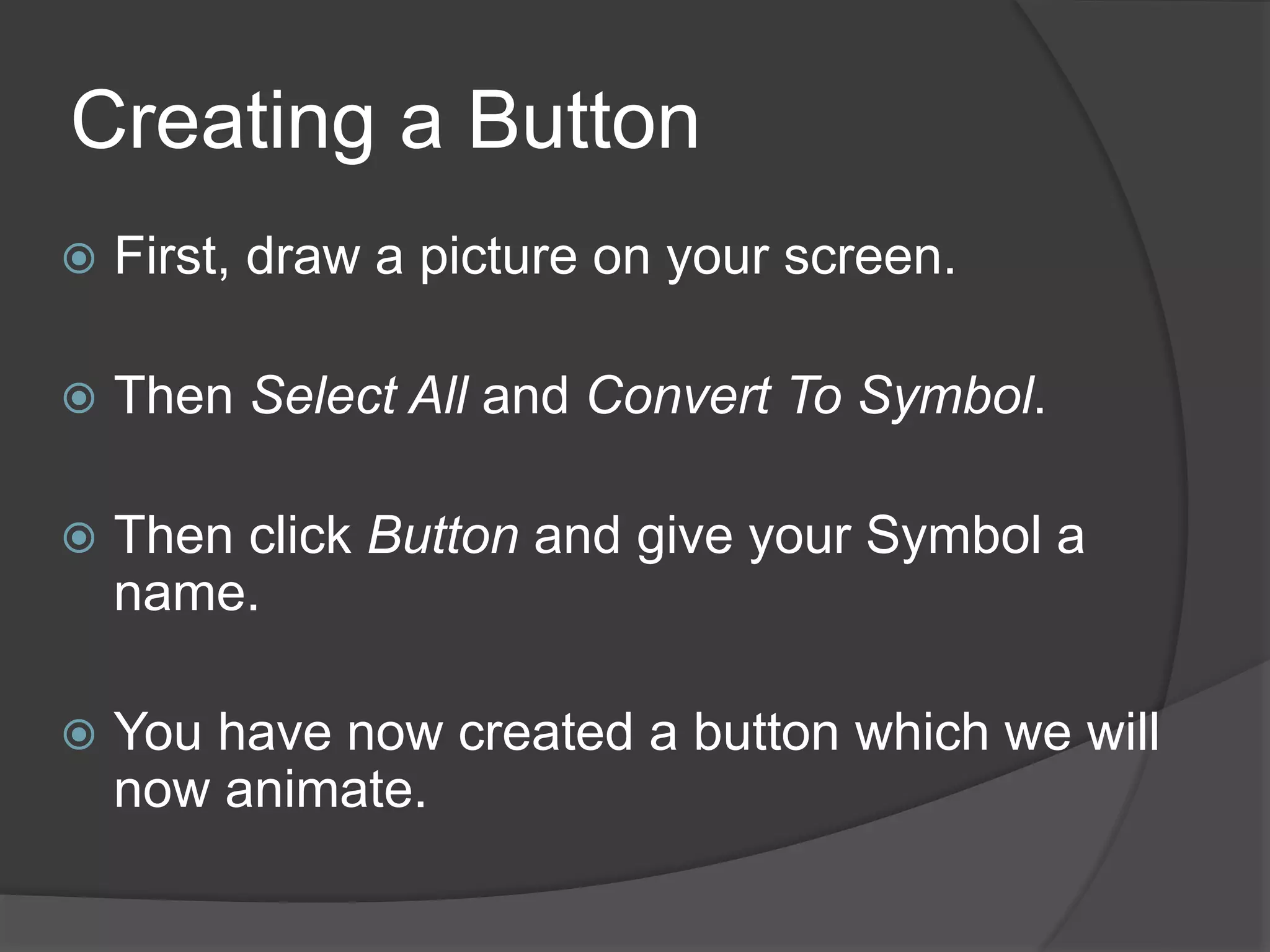 Graphical Animation Buttons Pptx Computer Animation Computer Software And Applications