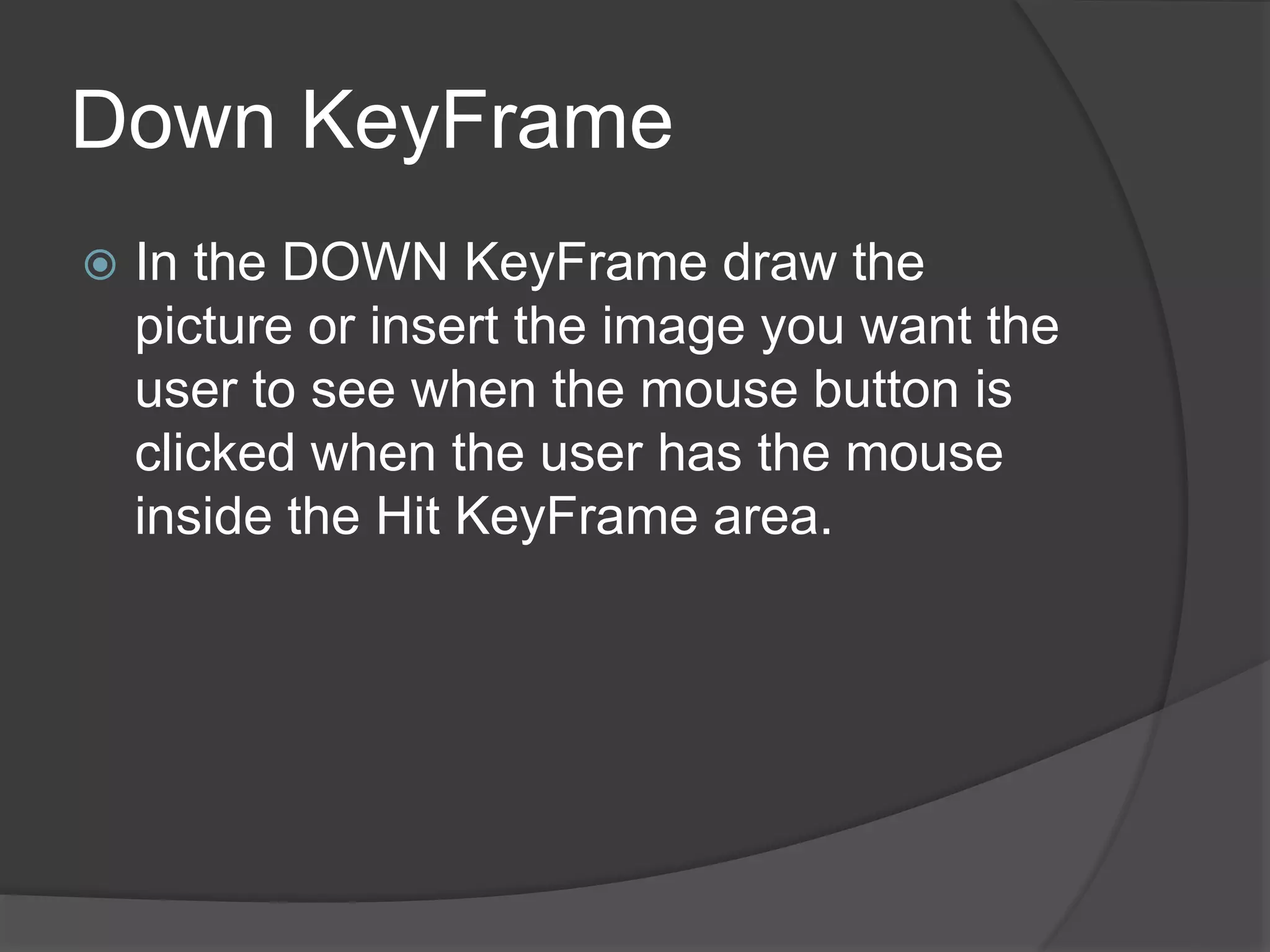 Graphical Animation - Buttons | PPTX | Computer Animation | Computer Software and Applications