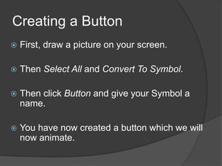 Graphical Animation - Buttons | PPTX