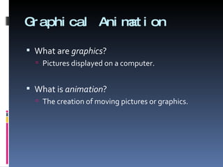 M5 Graphical Animation - Introduction | PPT