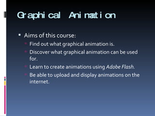 M5 Graphical Animation - Introduction | PPT