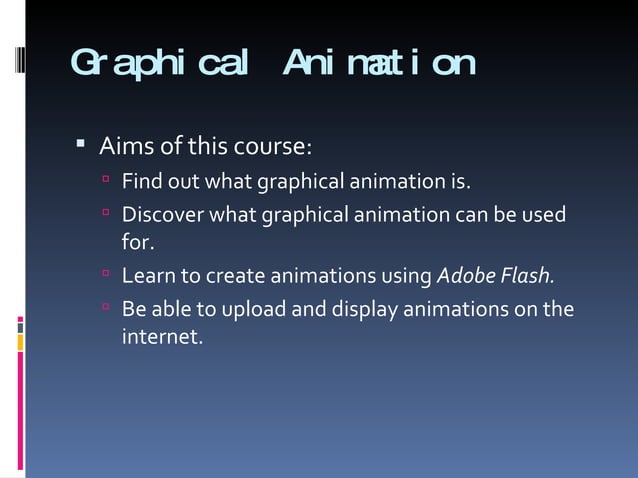 M5 Graphical Animation - Introduction | PPT