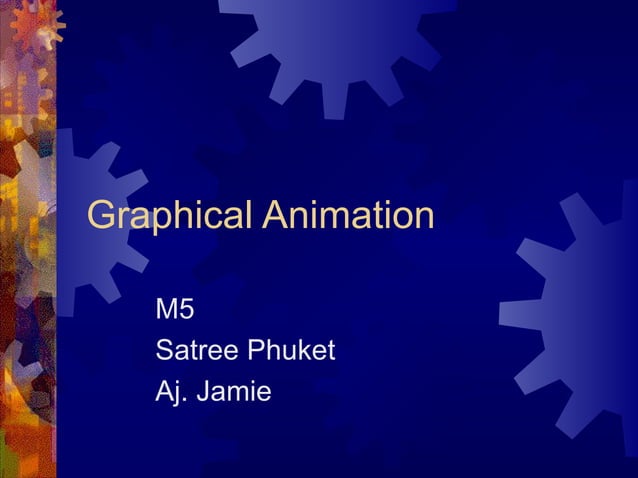 M5 - Graphical Animation - Lesson 1 | PPT