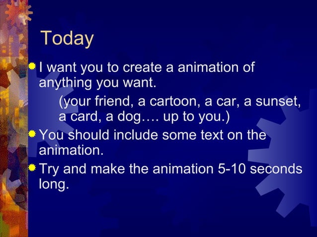 M5 - Graphical Animation - Lesson 1 | PPT