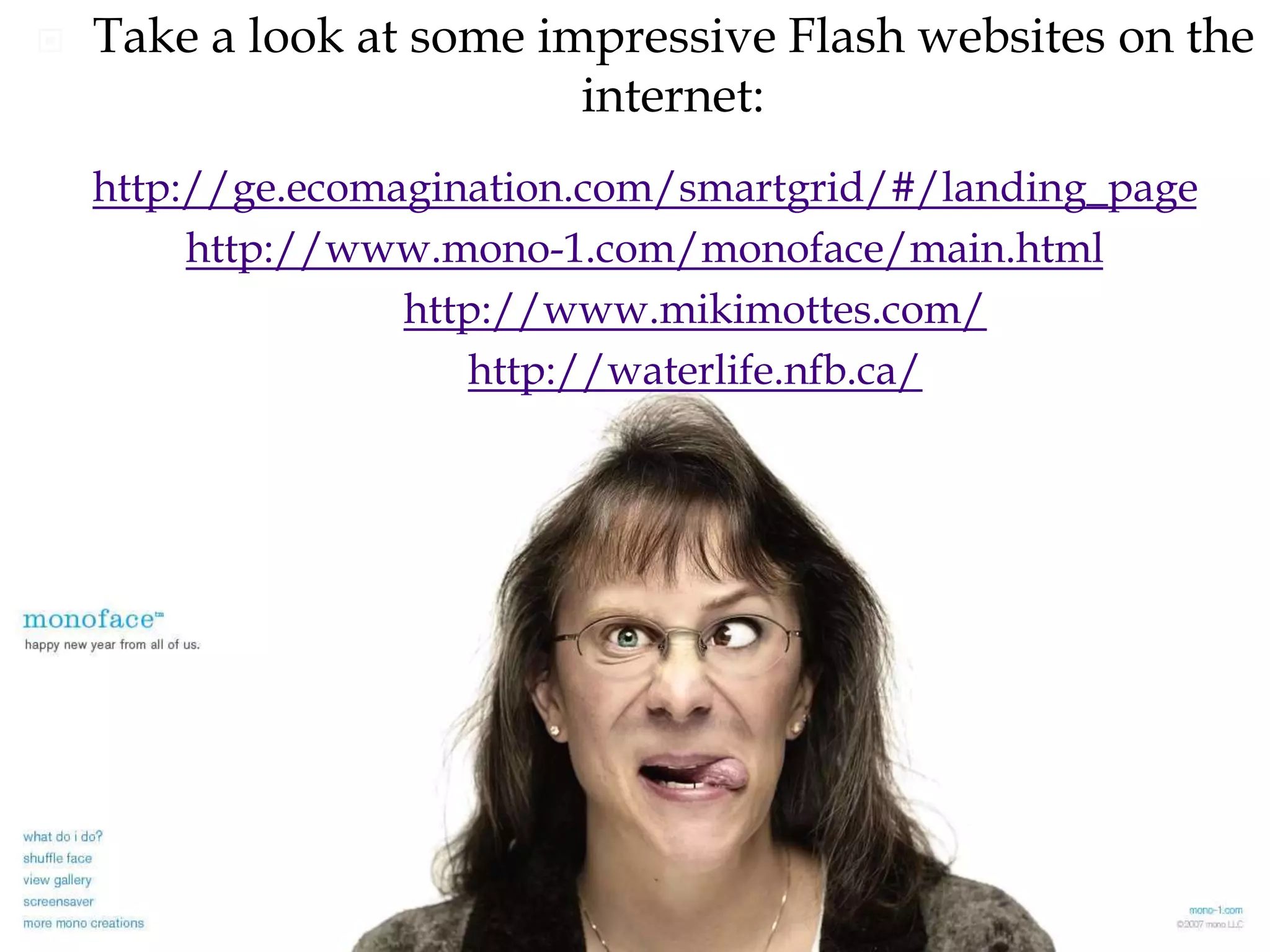 Graphical Animation - Flash Introduction | PPTX