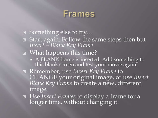 Graphical Animation - Flash Introduction | PPTX