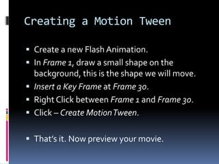 Graphical Animation - Lesson 2 | PPTX