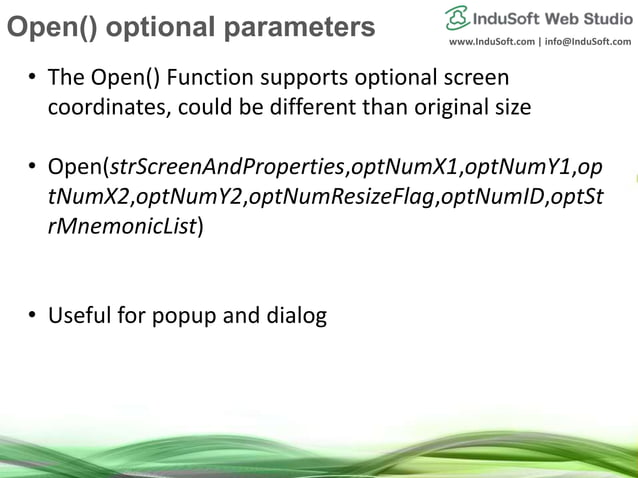 Graphical Interface Scaling in InduSoft Web Studio | PPTX