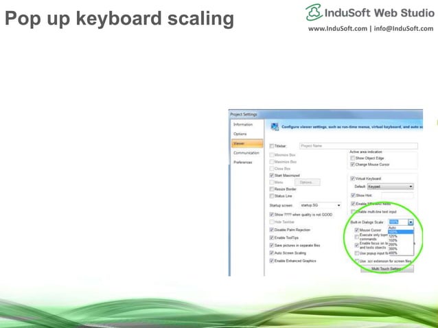 Graphical Interface Scaling in InduSoft Web Studio | PPTX