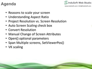 Graphical Interface Scaling in InduSoft Web Studio | PPTX