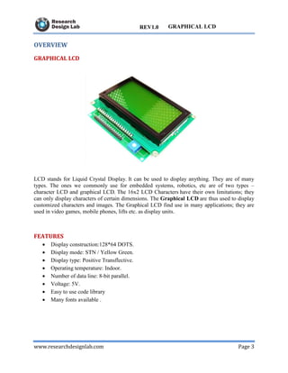 Graphical LCD | PDF