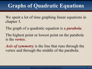 Graphical Method-Quadratic Equations.ppt