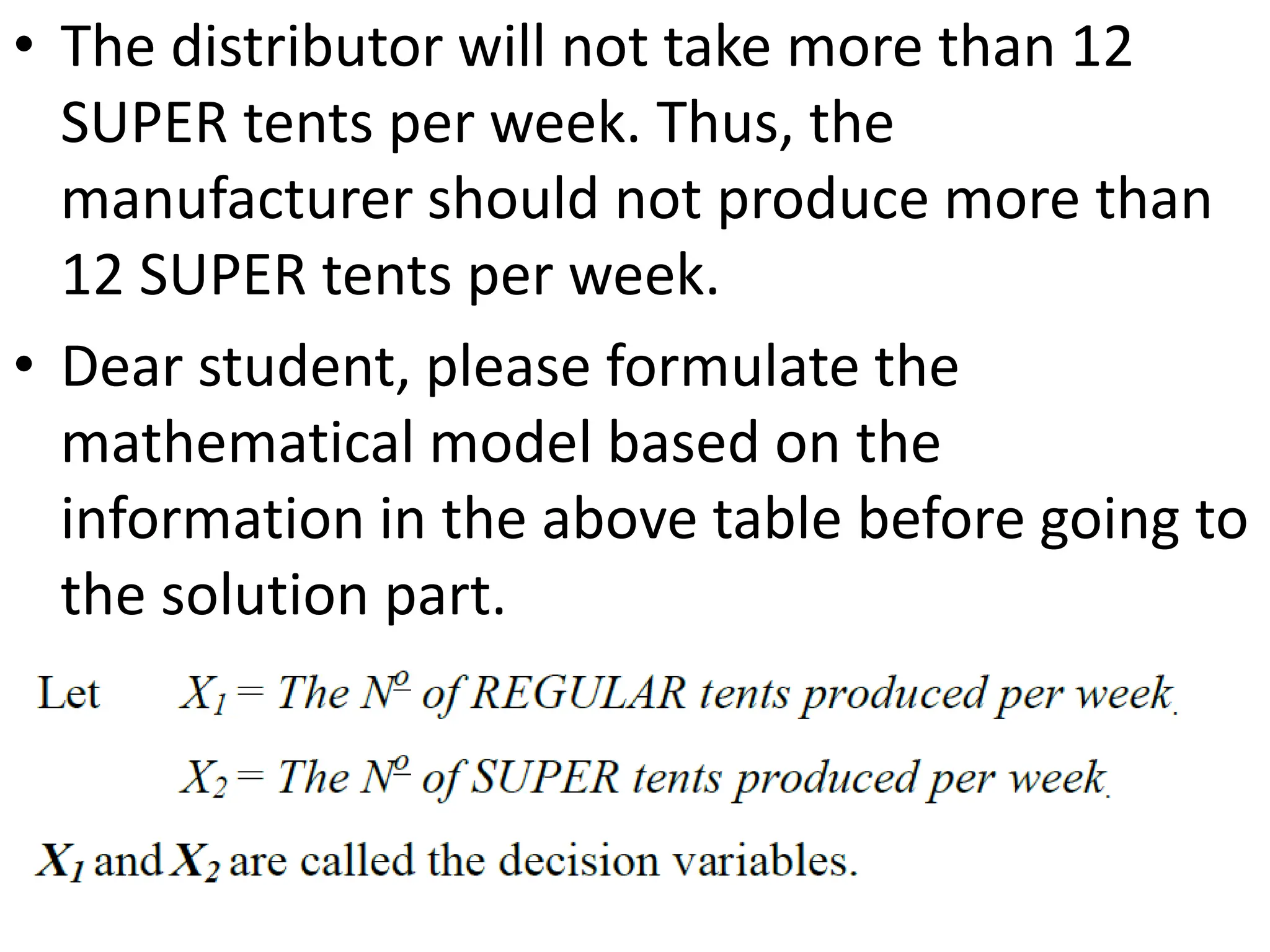 Graphical Method Of Solving Linear Programing Problems Pppptx