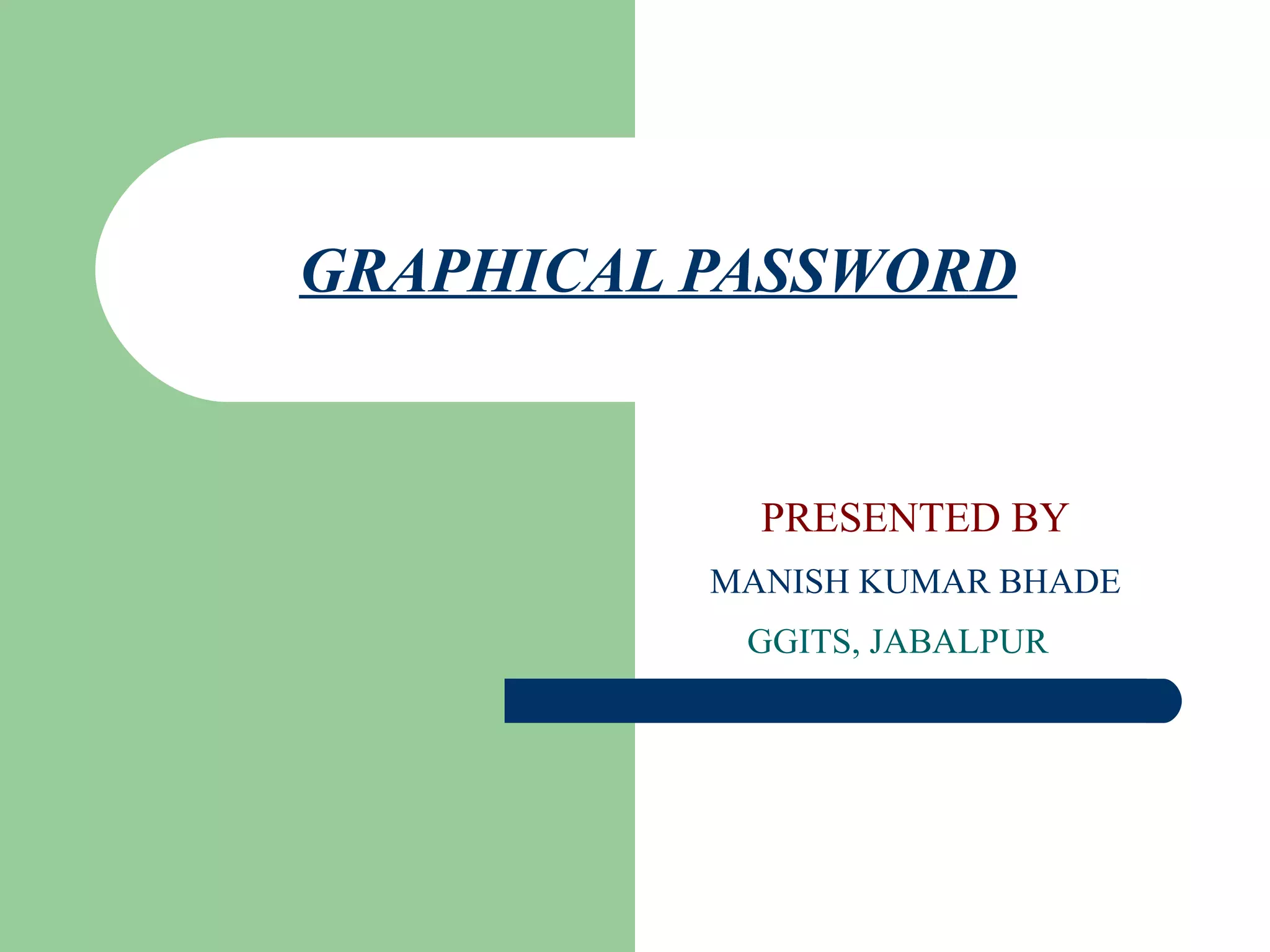 Graphical password | PPT