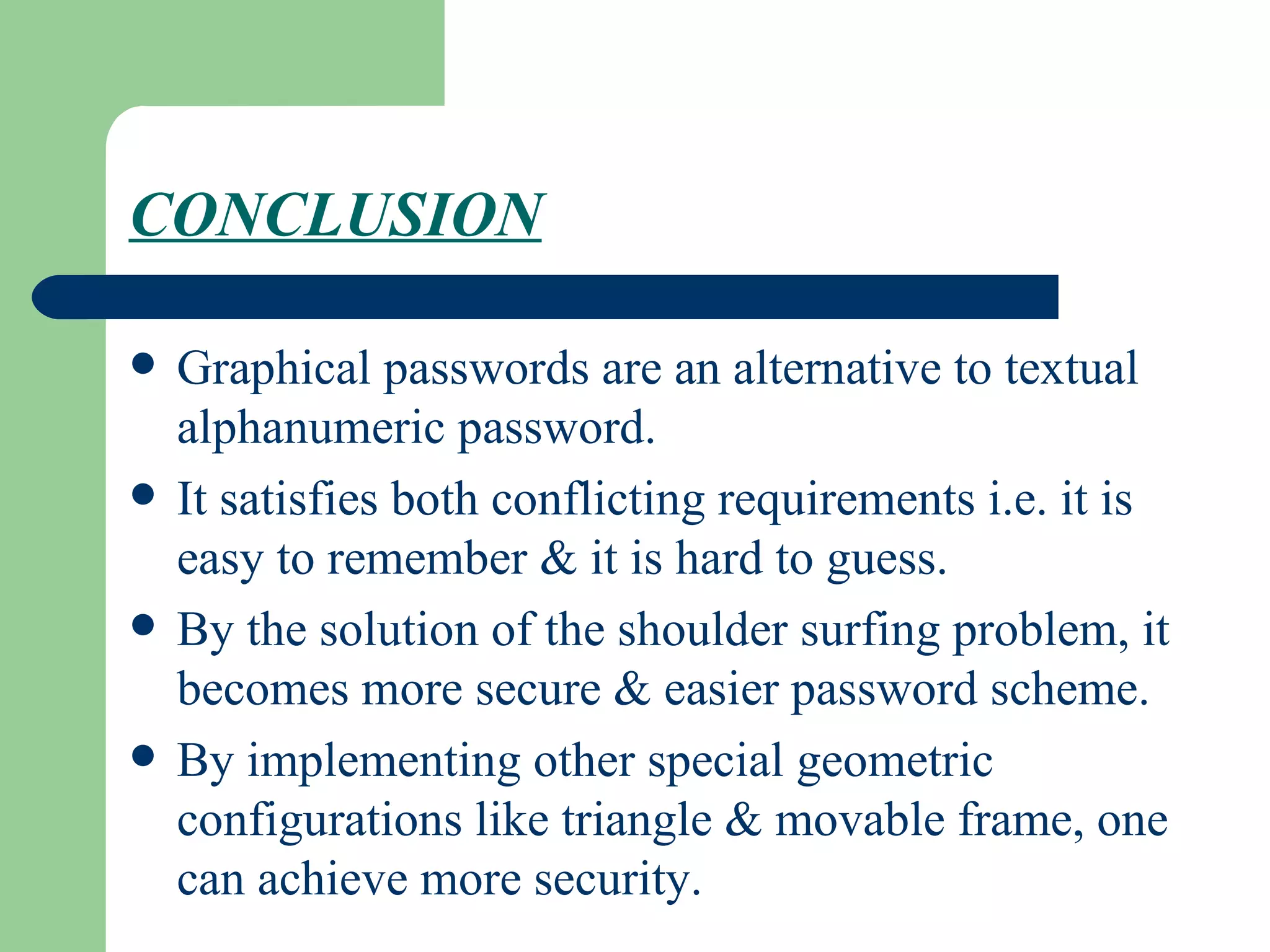 Graphical password | PPT