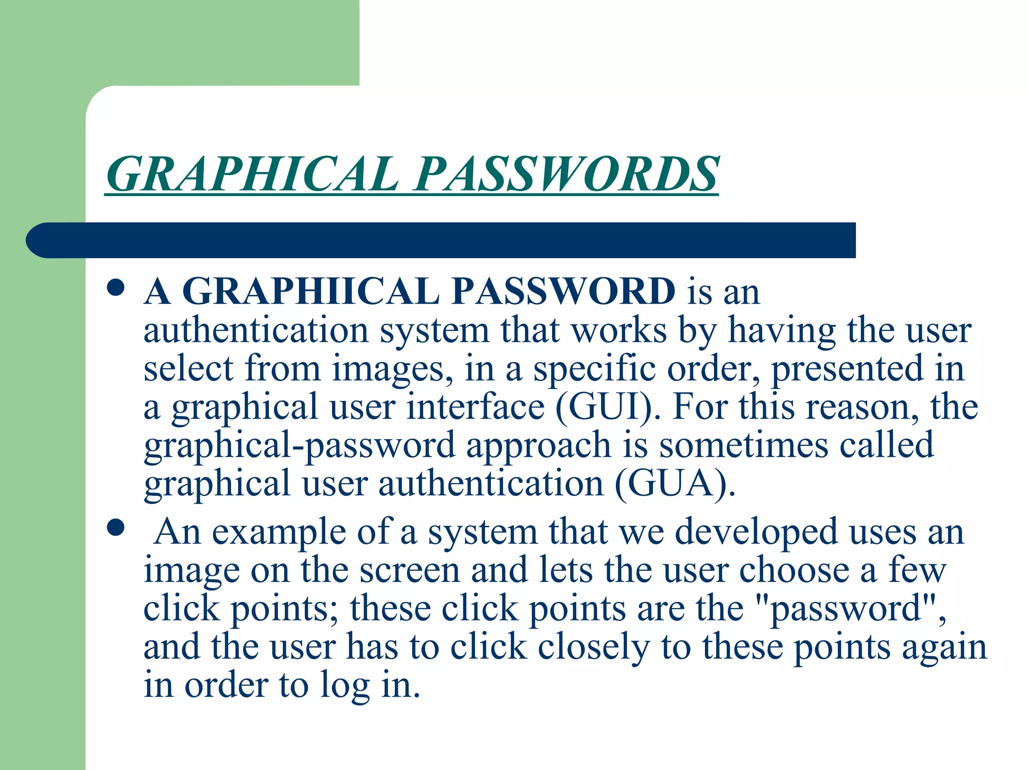 Graphical password | PPT