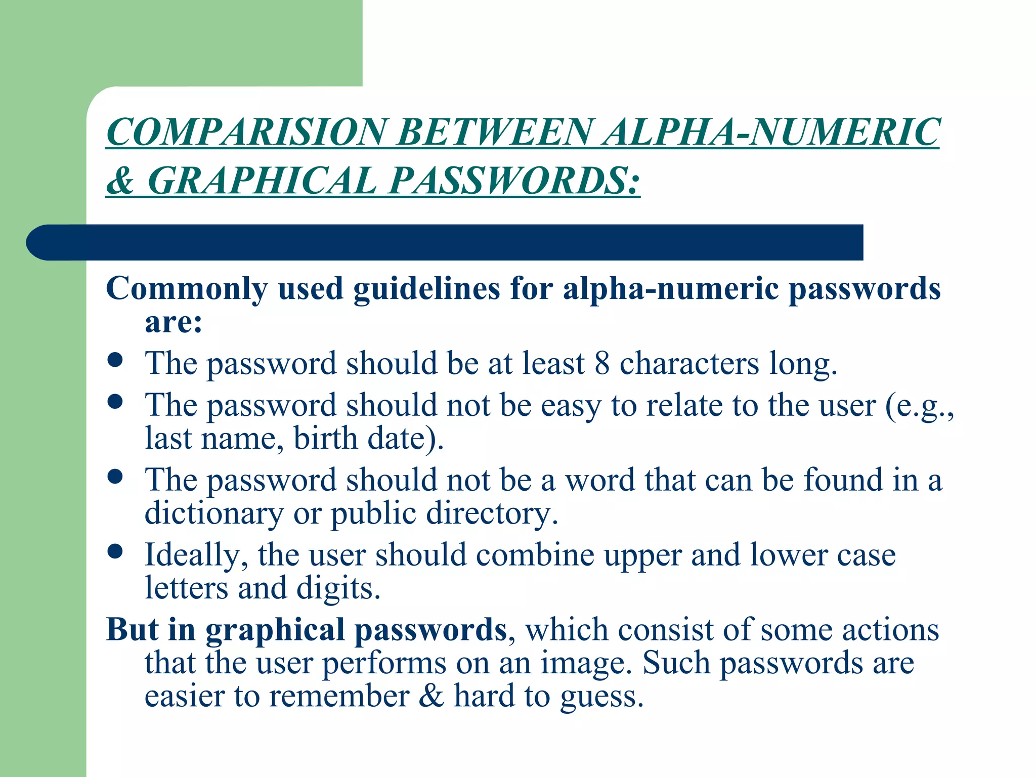 Graphical password | PPT
