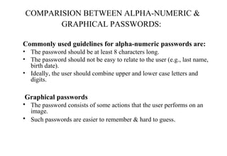 Graphical password authentication | PPT