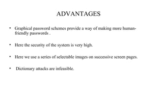 Graphical password authentication | PPT